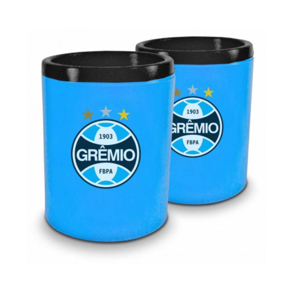PORTA LATA 350ML GREMIO BRASFOOT - Infinity Mega Store